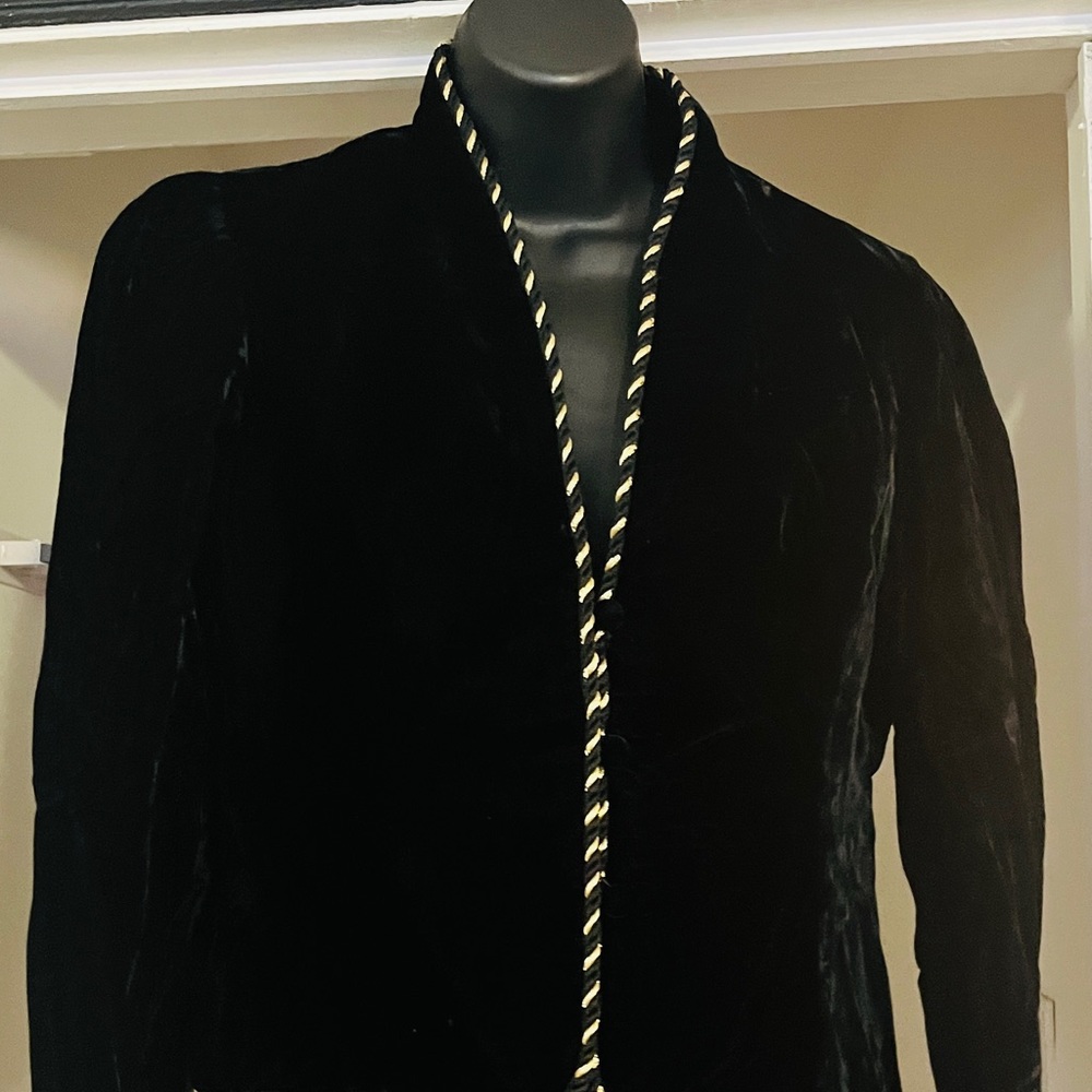 Luxe Velvet Victorian Style Jacket - Gem